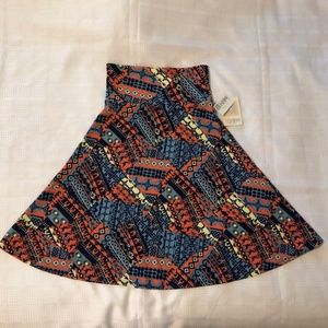 LuLaRoe | Skirts | Lularoe Azure Midi Flare Skirt Xs | Poshmark